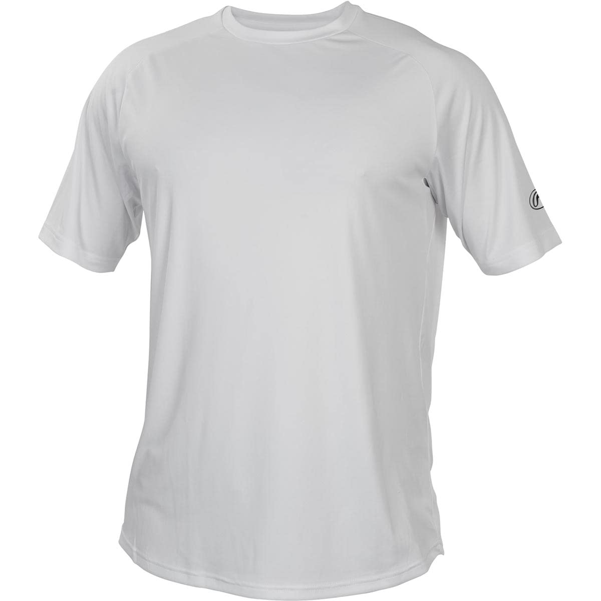 Rawlings Men's Crew Neck Short Sleeve Shirt, White, Medium