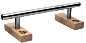 teak tuning round fingerboard rail - mini edition - silver colorway - 7.25" long, 1.75" tall - prolific series