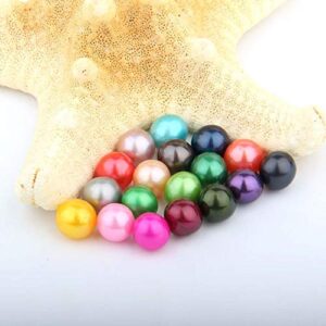 10PC Freshwater Pearl Cultured Love Wish Pearl Oyster with Round Pearl Inside for Pearl Gift Fun for Children Family Friends Party Oyster with Pearls Inside(7-8mm, 10PC)