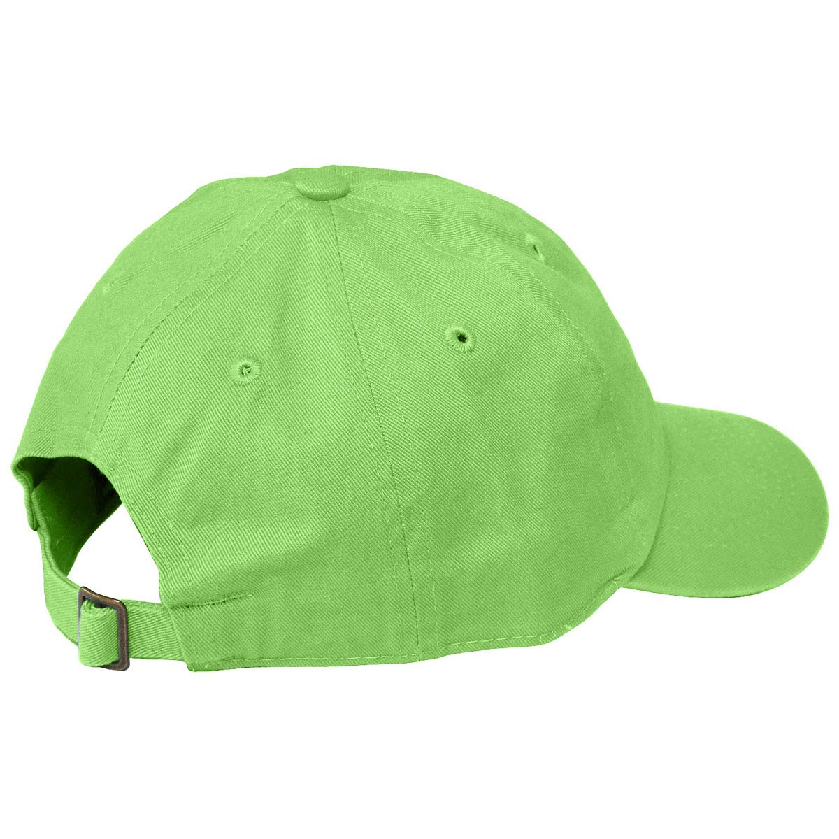 Falari Kids Boy Girl Baseball Cap Hat Washed Low Profile 100% Cotton Soft Lightweight Adjustable Size (6-9 Years, Light Green)