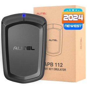 autel apb112 smart key simulator for autel immo key fob programming tools, maxiim im508, im608, im608 pro, im100, im600 and otofix immo tools black