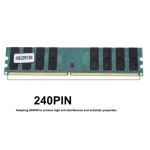 High Performance Memory Module for RAM for AMD (4GB, DDR2,800MHz, 240PIN, PC2-6400), Compatible with Your Smart Computer