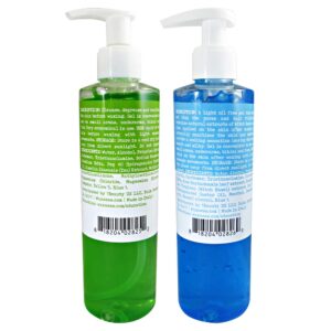 Waxness Pre Post Waxing Gel Kit with Green Tea and Camphor Pre Gel and Menthol Cooling Gel 2 X 8.45 fl oz 250 ml