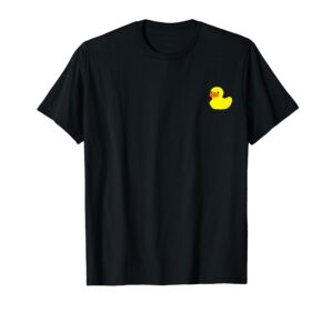 cute & simple little yellow rubber ducky duck graphic print t-shirt