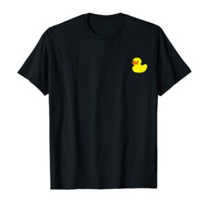 Cute & Simple Little Yellow Rubber Ducky Duck Graphic Print T-Shirt