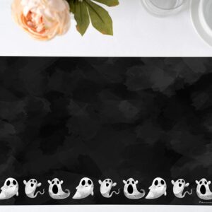 DB Party Studio Ghost Halloween Paper Placemats 25 Count Set Adult Teen Costume Parties Dining Brunch Lunch Disposable Easy Cleanup 17" x 11" Fall Seasonal Kitchen Table Setting Decor Place Mats