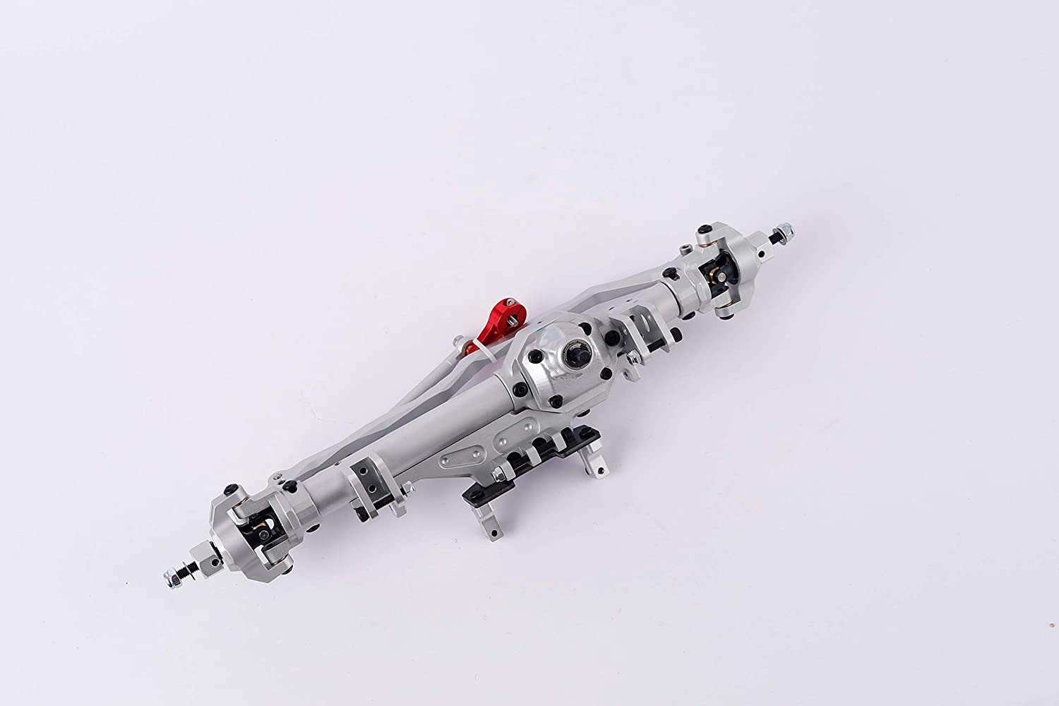 RZXYL Aluminum Front and Rear Axle for 1/10 Axial Wraith 90018 90048 90053 90018 90020 90045 90056 RR10 RC Model Crawler Car (Silver)