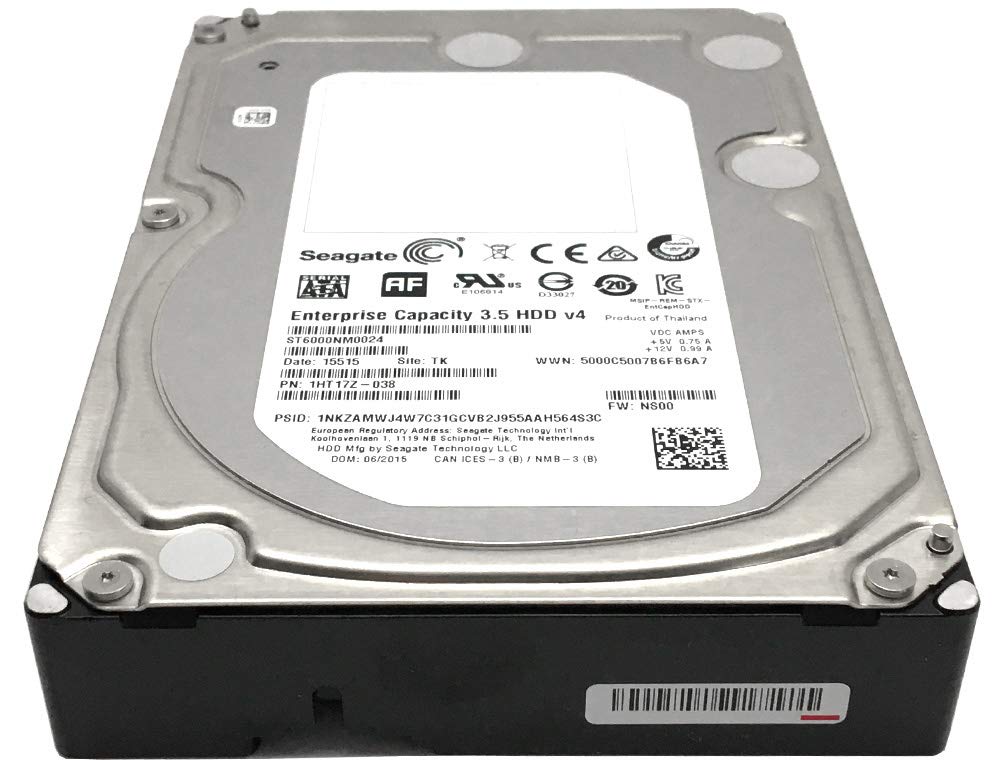 Seagate ST6000NM0024 6TB 7.2K SATA 3.5" HDD