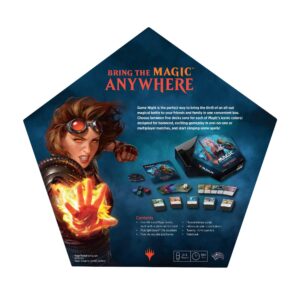 Magic: The Gathering Magic Game Night 2019 | Card Game For 2–5 Players | 5 Decks | 5 Dice | Accessories