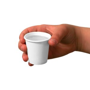 GUSTO [3 oz. - 300 Count White Paper Cups, Small Disposable Bathroom, Espresso, Mouthwash Cups (Formerly Comfy Package)