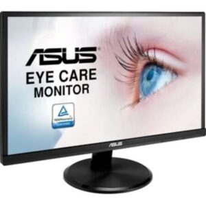 asus va229hr 21.5” monitor frameless 1080p 75hz ips eye care hdmi vga with 178° wide viewing angle, black