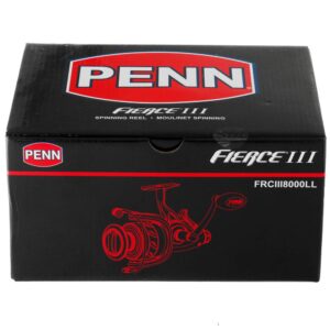 Penn FRCIII8000LL Fierce III 8000 Spin Reel Live Liner RH/LH Front