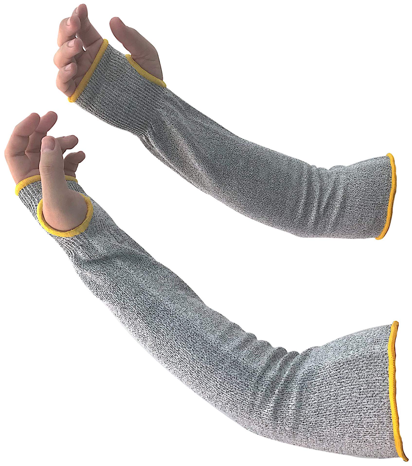 Cut Resistant Sleeves Arm Protectors for Thin Skin and Bruising | Arm Protection Sleeves Level 5 Protection | Protective Arm Guards | Lighter Than Kevlar Sleeves | Thumb Slot UV-Protection Safety Gear