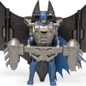 BATMAN, 4-Inch BATMAN Mega Gear Deluxe Action Figure with Transforming Armor