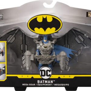 BATMAN, 4-Inch BATMAN Mega Gear Deluxe Action Figure with Transforming Armor