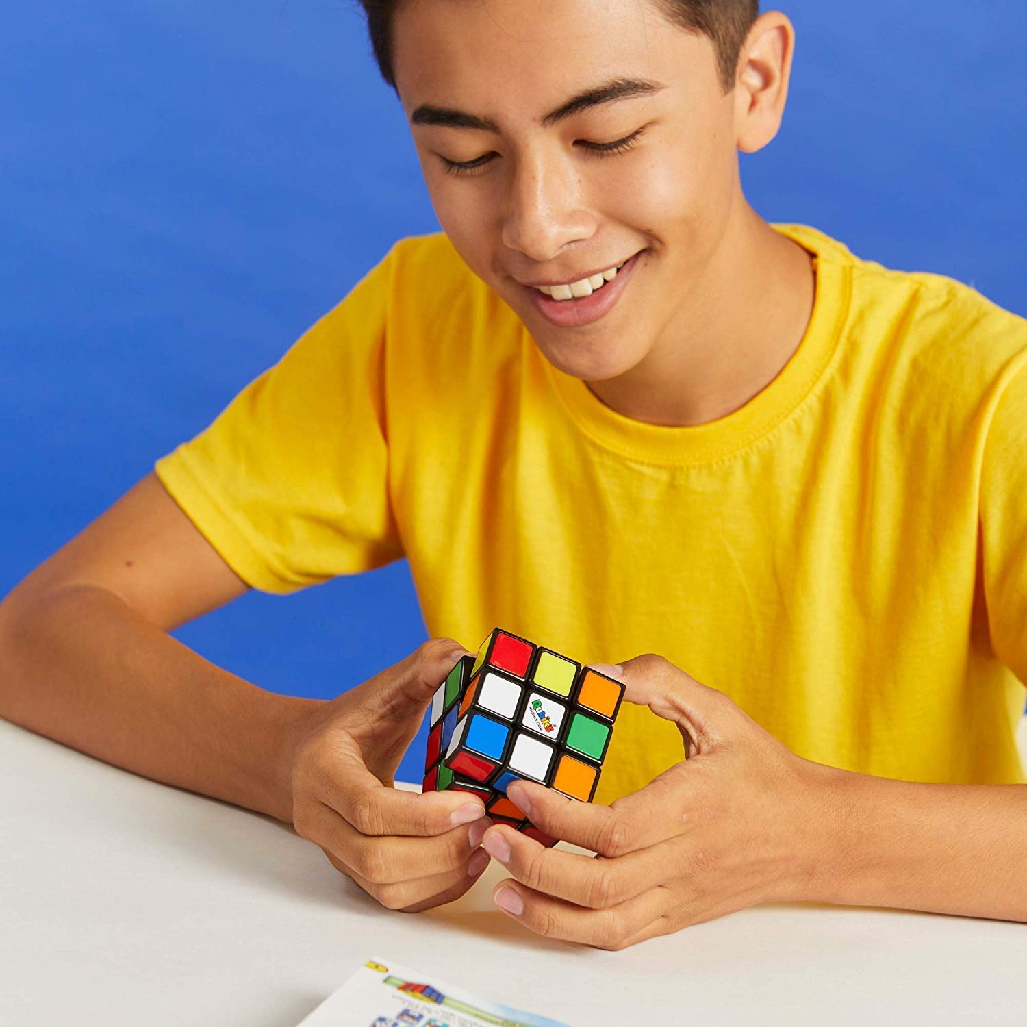 Rubik's Solve The Cube Bundle 4 Pack, Original Rubik's Products, Toy for Kids Ages 8 and Up