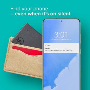 Tile Slim (2020) 1-pack - Slim & Sleek Bluetooth Tracker, Item Locator and Finder for Wallets, Passports and Electronic Devices and More; Waterproof with Built-in 3 year battery