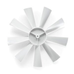 camco 40428 replacement rv vent inverse fan blade , white