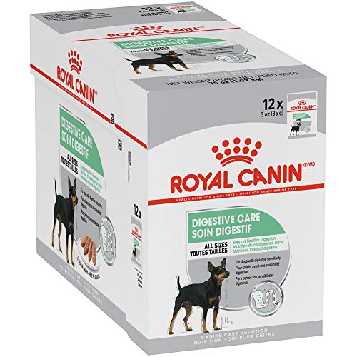 Royal Canin Digestive Care Loaf in Gravy Pouch Dog Food, 3 oz, 12-pack