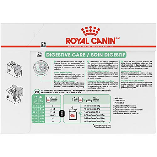 Royal Canin Digestive Care Loaf in Gravy Pouch Dog Food, 3 oz, 12-pack