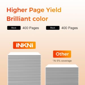 InkNI 245XL Black Ink Cartridge Replacement for Canon PG-245XL 245 Black Ink Cartridge Pixma MX490 MX492 MG2522 TS3100 TS3122 TS3300 TS3322 TS3320 TR4500 TR4520 TR4522 MG2500 Printer (2 Black)