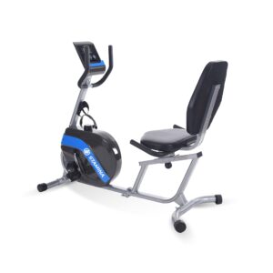 stamina recumbent exercise bike 345 - exercise bike with smart workout app - recumbent exercise bike for home workout - up to 300 lbs weight capacity