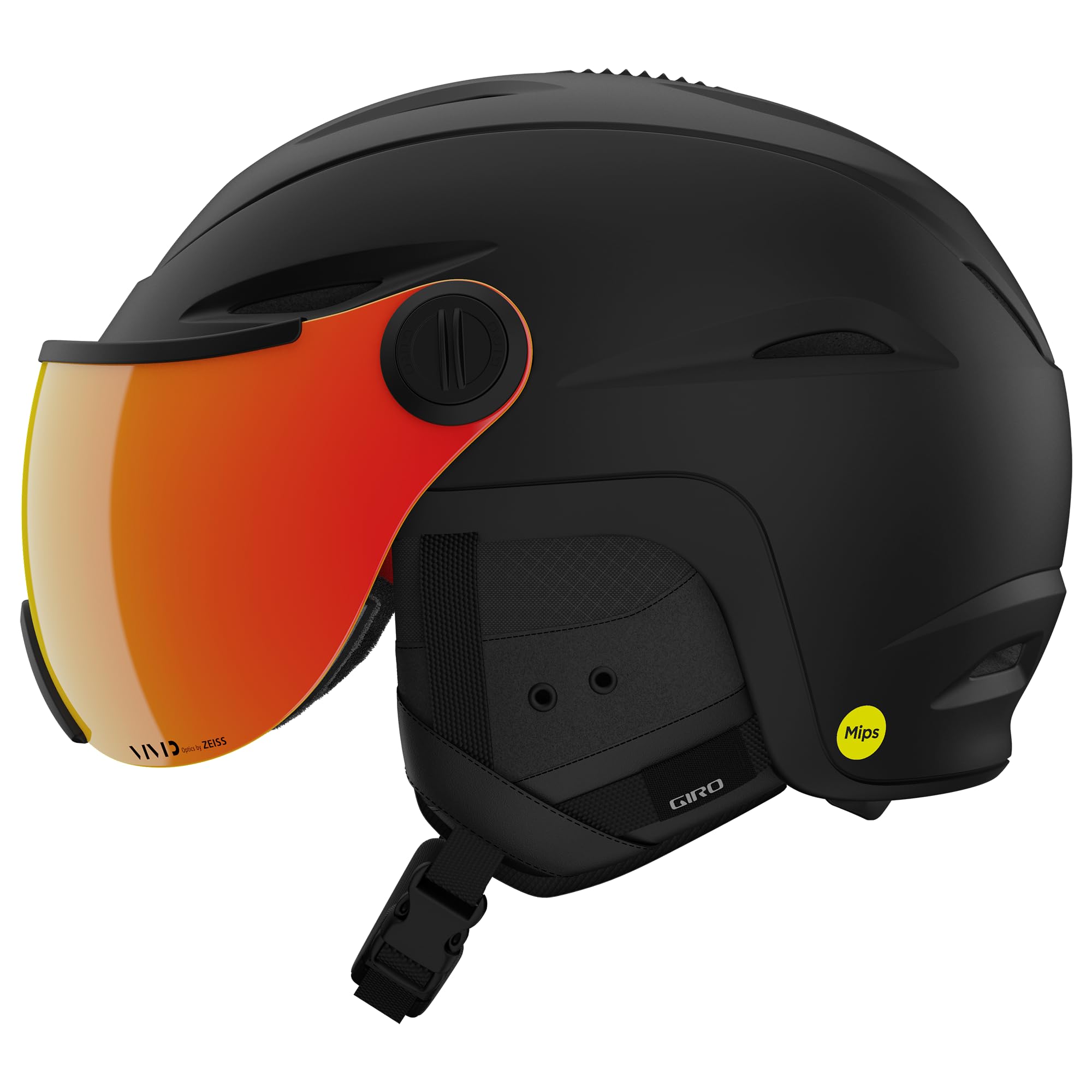 Giro Vue MIPS Vivid Ski Helmet -Snowboard Helmet- Matte Black - M (55.5-59cm)