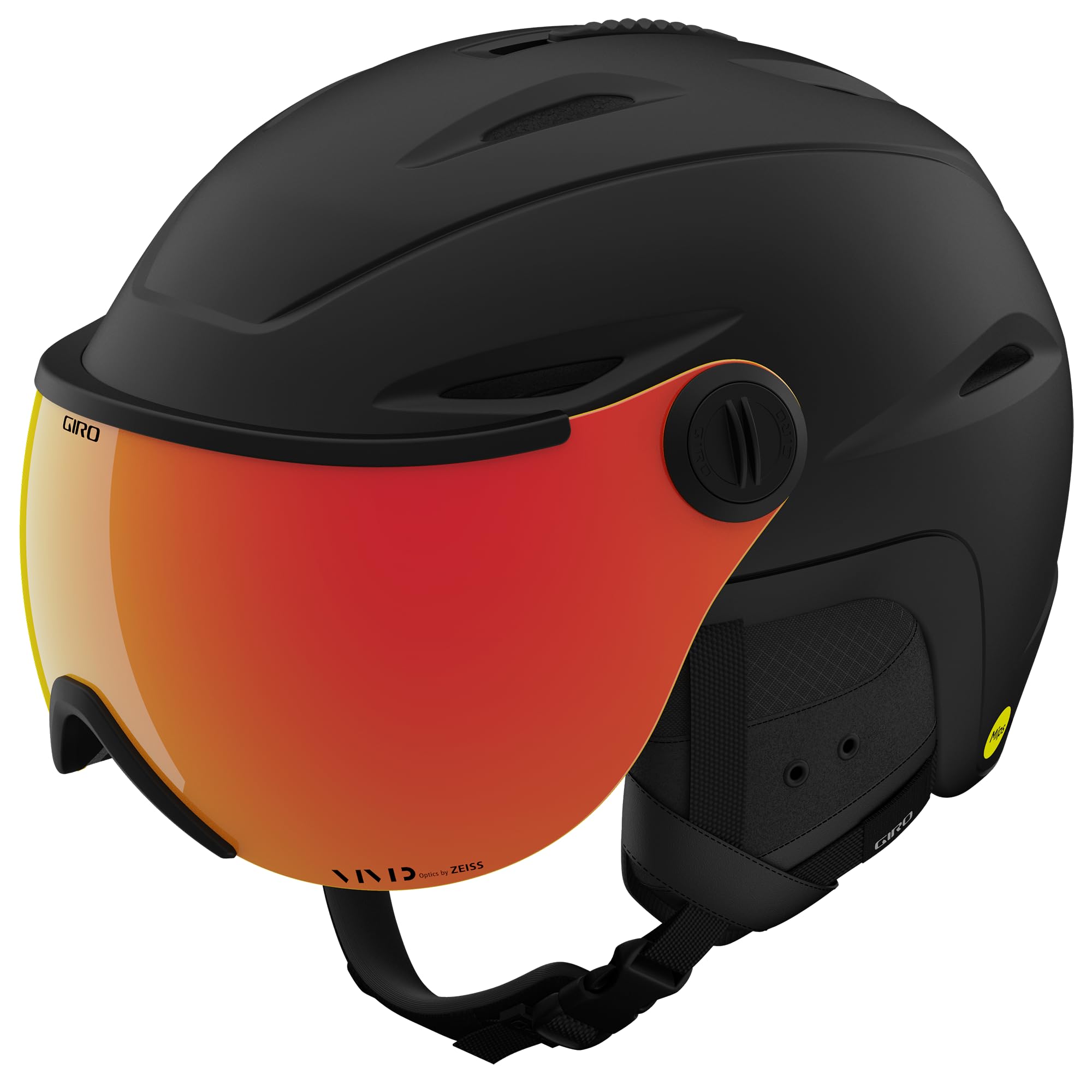 Giro Vue MIPS Vivid Ski Helmet -Snowboard Helmet- Matte Black - M (55.5-59cm)