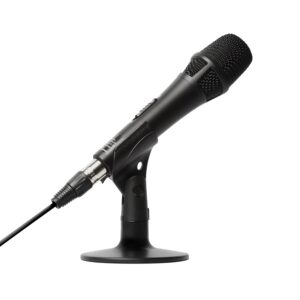 marantz professional marantz pro m4u – usb condenser microphone with audio interface, mic cable and desk stand – for podcast projects, streaming and recording instruments