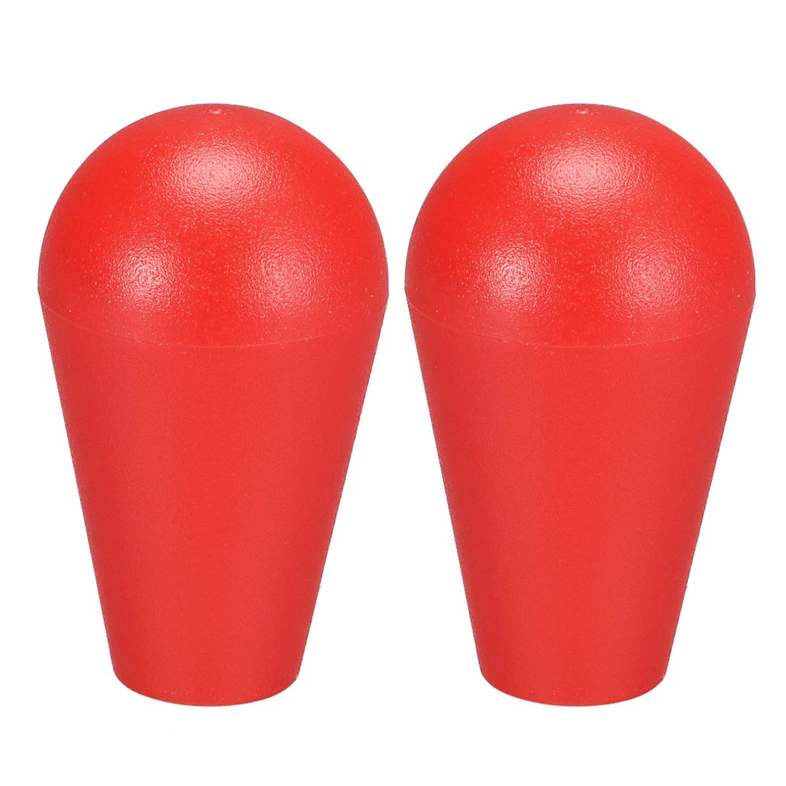 uxcell Ellipse Oval Joystick Head Rocker Ball Top Handle Arcade Game DIY Parts Replacement Red 2Pcs