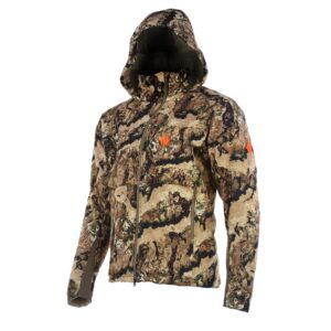 nomad men's scrape jacket insulated, veil whitetail, small