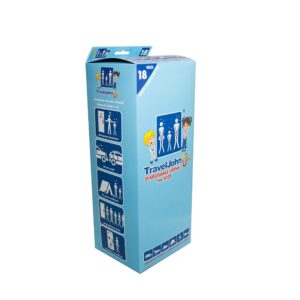 TravelJohn Jr. Disposable Urinal (TJ1H) - 18 Pack