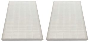 nispira hepa filter replacement compatible with sharp filter fz-a60hfu plasmacluster air purifier fp-a60u. 2 filters