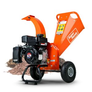 superhandy mini wood chipper shredder mulcher heavy duty 7hp compact design 3" inch max capacity