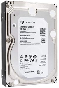 seagate enterprise capacity 3.5 hdd 6tb 7200 rpm 512e sata 6gb/s 128mb-cache 3.5-inch hard disk drive - st6000nm0024 (renewed)