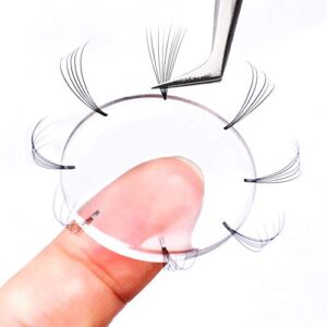 eyelash extension supplies 5 pcs easy fan lash pad pallet patches gemerry lash extension supplies for beginners make fans blooming easy volume lashes pallet tools eyelash holder, 3x30mm