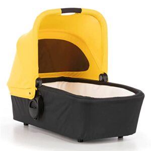 diono excurze carrycot for newborn baby, stroller bassinet for baby, breathable mattress for comfortable sleeping, suitable from birth, yellow sulphur