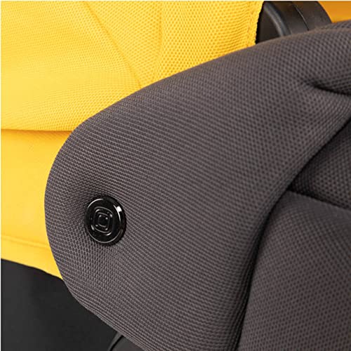 Diono Excurze Carrycot for Newborn Baby, Stroller Bassinet for Baby, Breathable Mattress for Comfortable Sleeping, Suitable from Birth, Yellow Sulphur