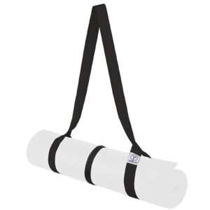 yogaer yoga mat carrier strap, adjustable thick straps sling for carrying large mats, stretching band