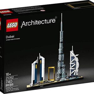 LEGO Architecture Skylines: Dubai 21052 Building Kit, Collectible Architecture Building Set for Adults (740 Pieces)