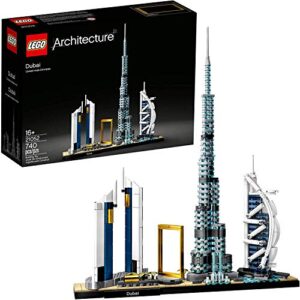 LEGO Architecture Skylines: Dubai 21052 Building Kit, Collectible Architecture Building Set for Adults (740 Pieces)