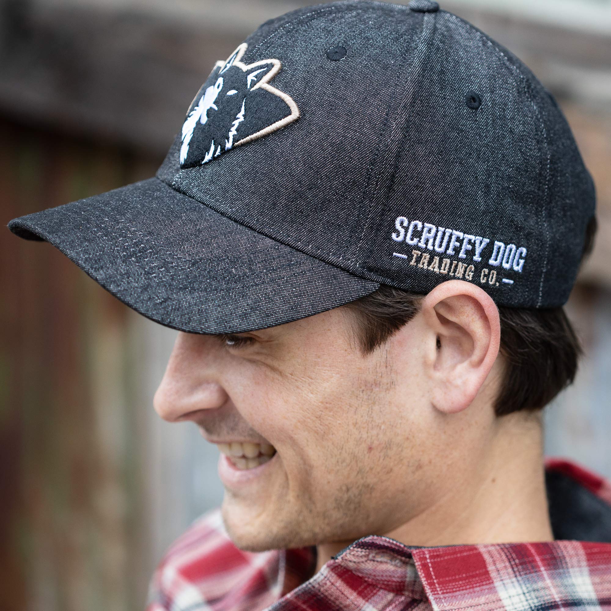 Premium Adjustable Baseball Caps for Men and Women - Black Denim Cotton