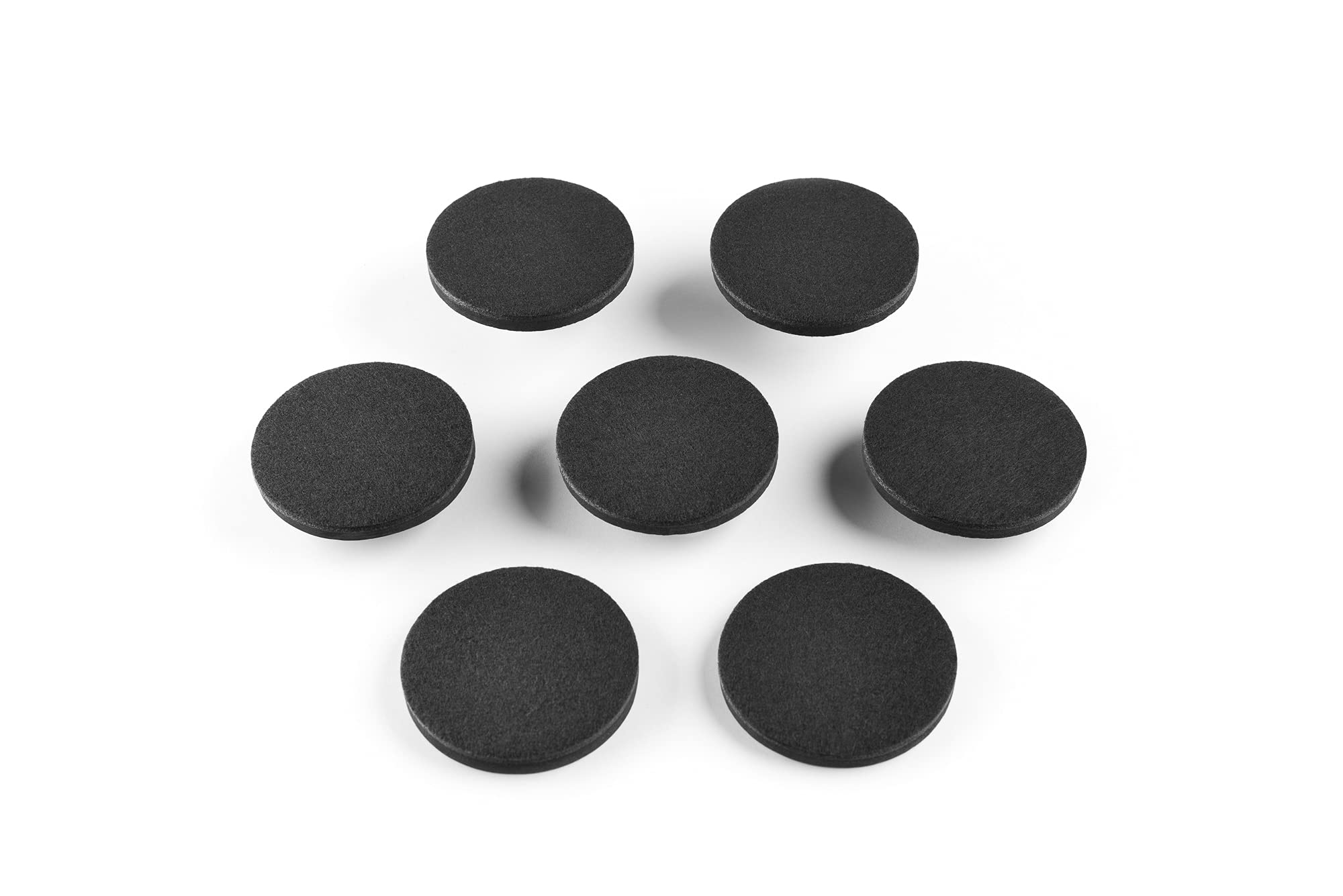 Super Sliders 3 1/2" Round Reusable Furniture Sliders for Hard Surfaces - Effortless Moving and Surface Protection, Black (16 Pack)