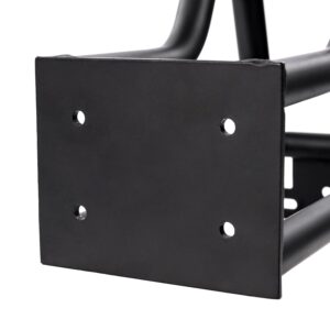 ADDMOTOR Electric Bike Backrest Rear Back Seat Cushion with Soft Thick PU Leather for EB2.0 M-66 R7(Black)