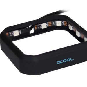 Alphacool 12942 Aurora XPX Digital RGB Frame - Black Modding Flexlights