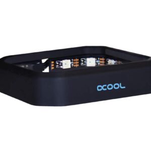 Alphacool 12942 Aurora XPX Digital RGB Frame - Black Modding Flexlights