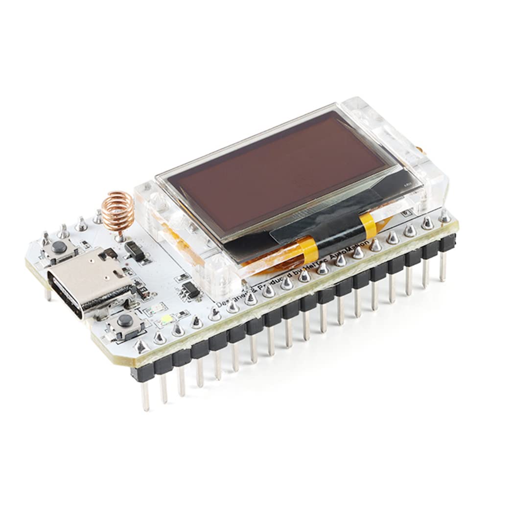 HiLetgo ESP32 V3 LoRa V3 SX1262 0.96 inch OLED Display Development Board WiFi Bluetooth Dual Core 240MHz CP2102 and 863-928MHz Antenna for Arduino Smart Home WiFi LoRa 32(Unsoldered)