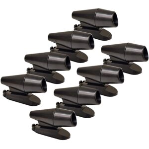 citkou 8pcs deer whistles for vehicles wind activated black