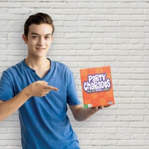 Party Charades - Outset Media, The Fun Acting Party Game, Team-vs-Team, Family Game Night, Ages 10+, 2+ Teams