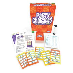 Party Charades - Outset Media, The Fun Acting Party Game, Team-vs-Team, Family Game Night, Ages 10+, 2+ Teams